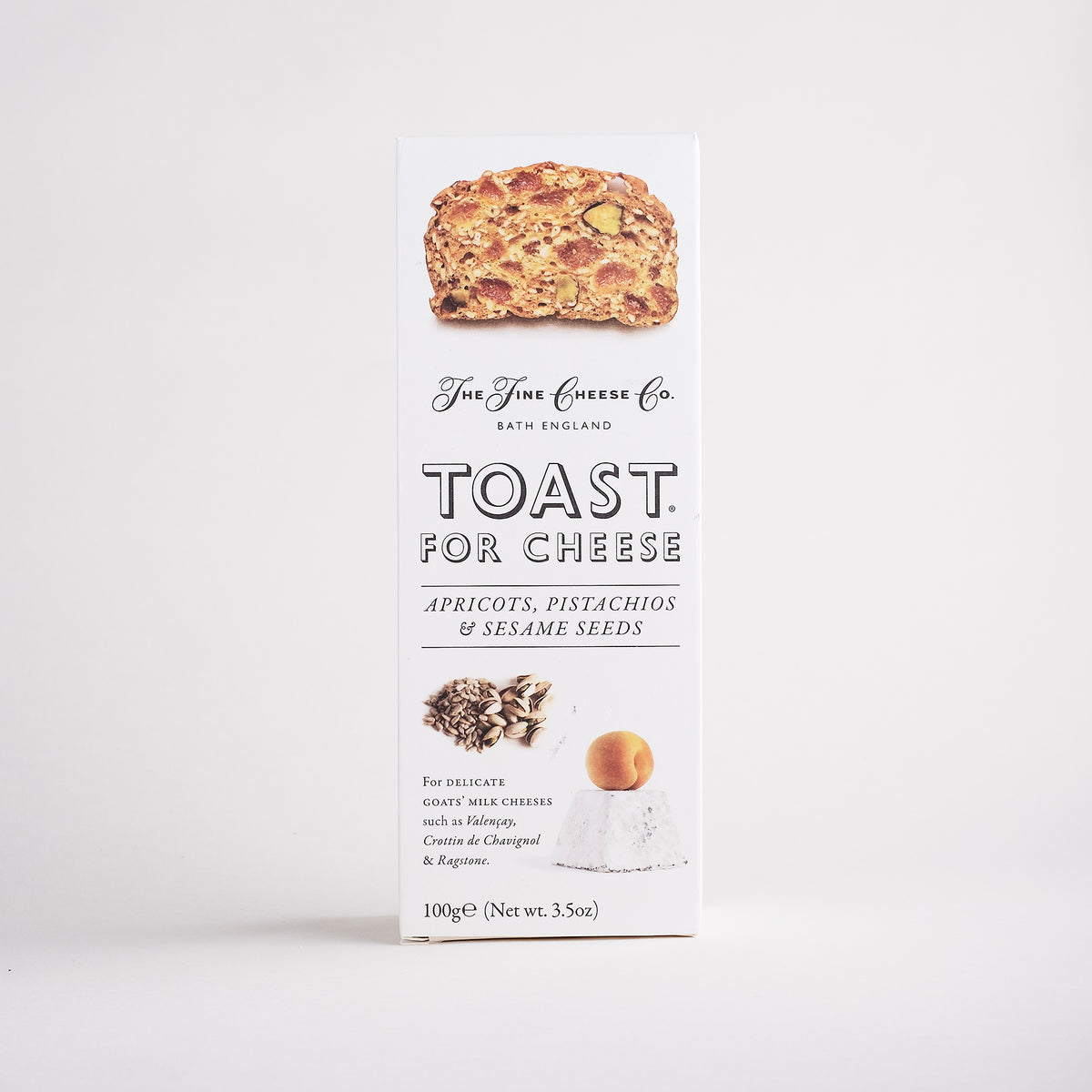 Toast for cheese, Aprikos, Pistage och Sesamfrön, Fine Cheese Co, 100 ...